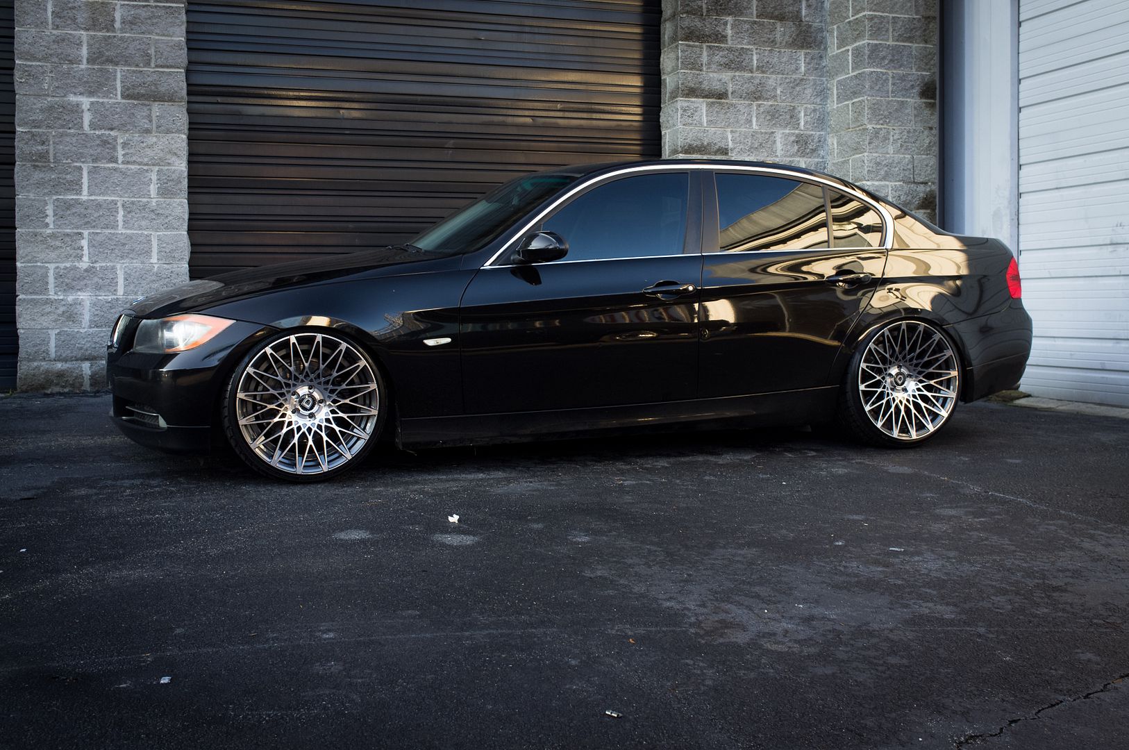 Cheap E90 + Huge Rims