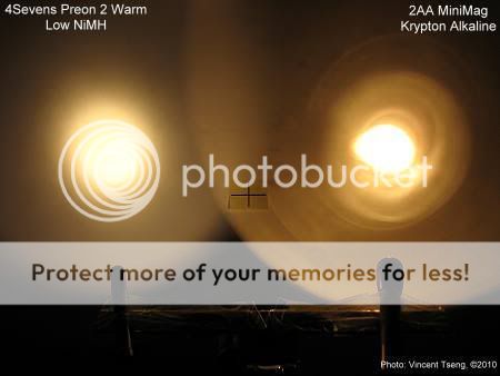 4Sevens Preon 2 Warm White Comparison Review | Candle Power Flashlight ...