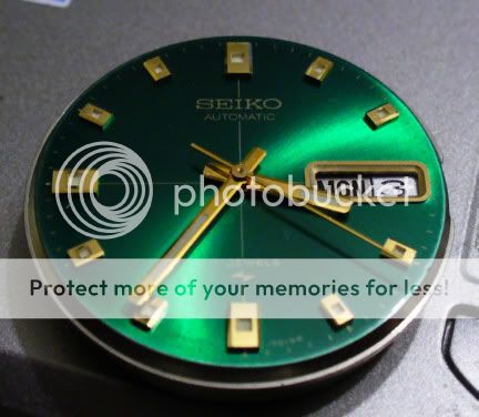 FS. Seiko 7006 movement with Green dial $25 | The Watch Site