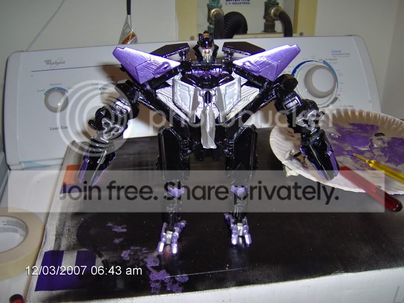 FINISHED! Skywarp (G1) movie Voyager custom | Rebelscum.com Forums