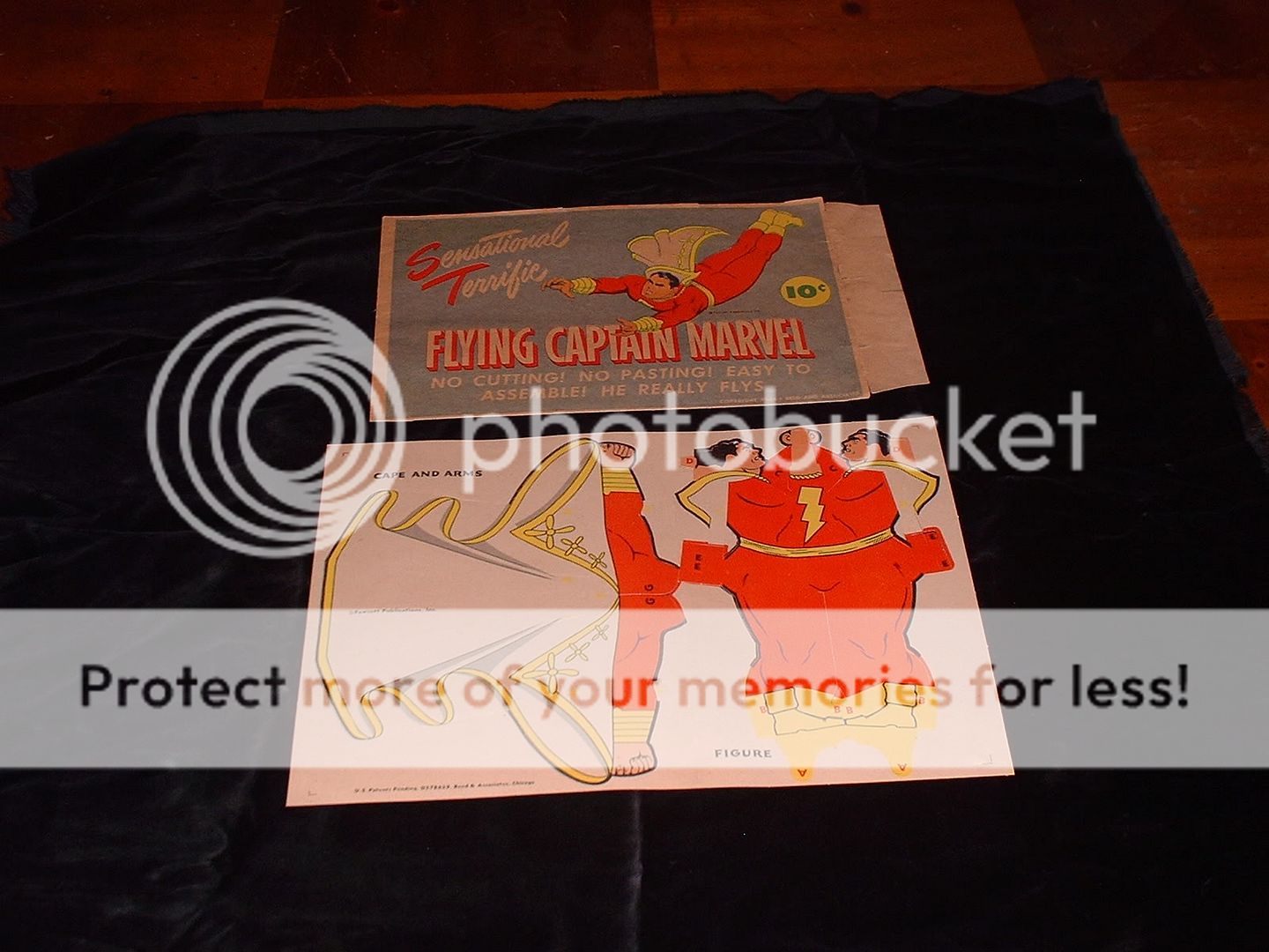 OT Check out these Fawcett Flying Captain Marvel, Mary and Jr. - Golden ...