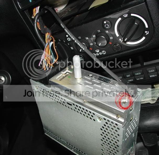 how to remove headunit from 94 BMW 325i