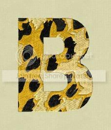Leopard font/alphabet - SewForum.com