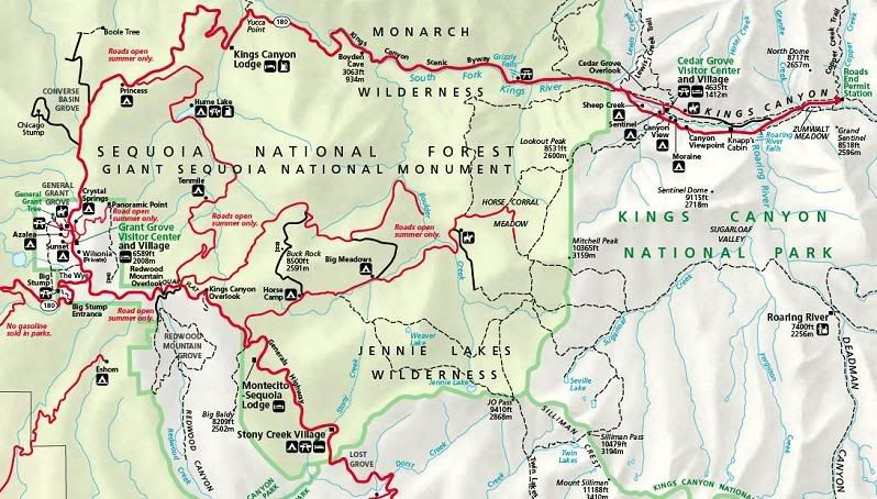 CA 198 from I-5 to US 101, Old CA 25, G15/Metz Road, CA 146, and West ...