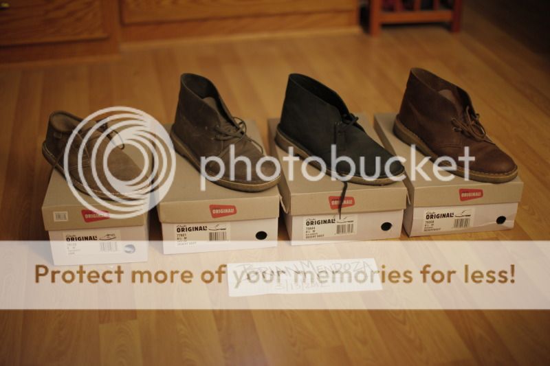 Clark Desert Boots x3 and Clarks Jinx | Styleforum