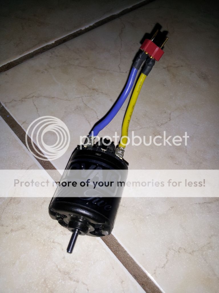 trinity d3.5 17.5 with high torque rotor and 55t brushed crawler motor ...