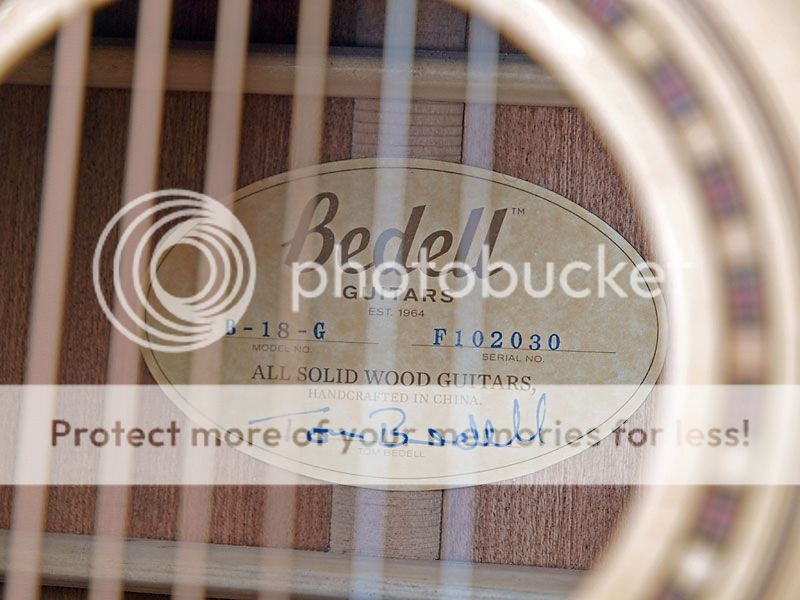NGD - Bedell TB-18-G gorgeous spruce/sapele dreadnought! (pics inside ...