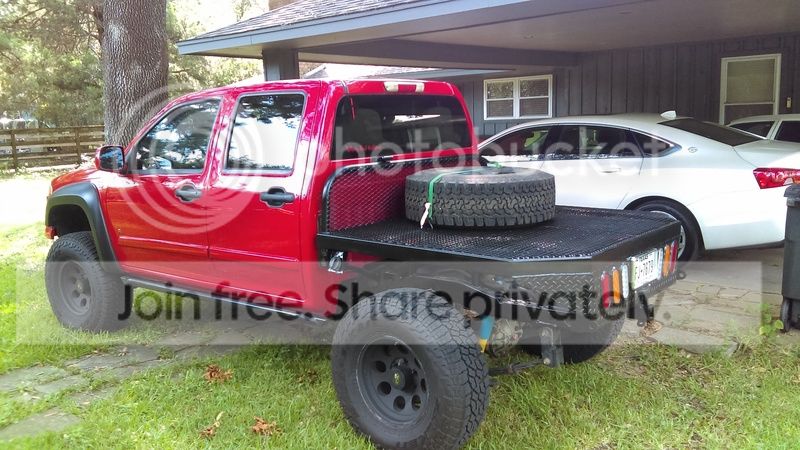 I had a flatbed thingy built for the truck | Chevrolet Colorado & GMC ...