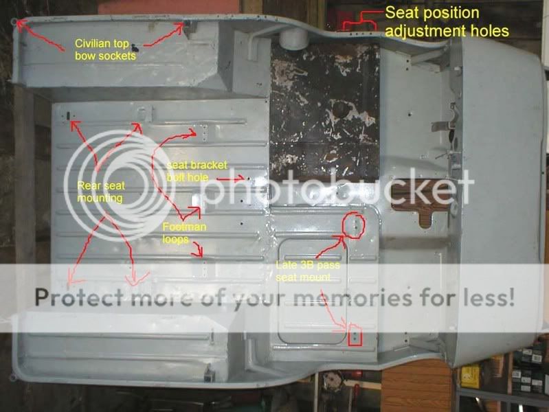 CJ3A & CJ3B bodytub dimensions - The CJ2A Page Forums