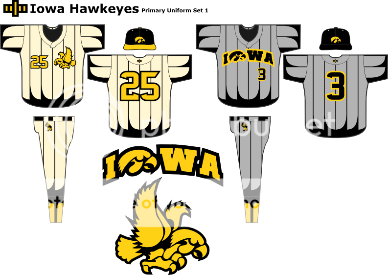 Iowa baseball - Concepts - Chris Creamer's Sports Logos Community ...