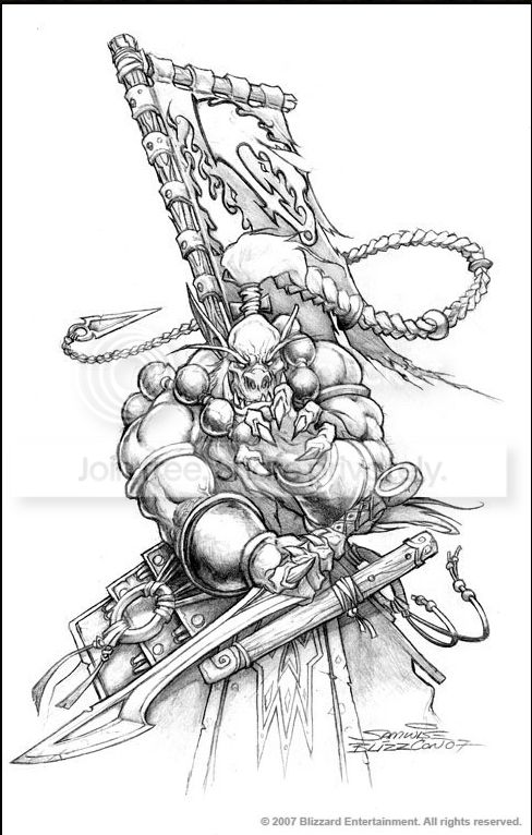 This is what a non hunched Orc male would look like. - Page 8