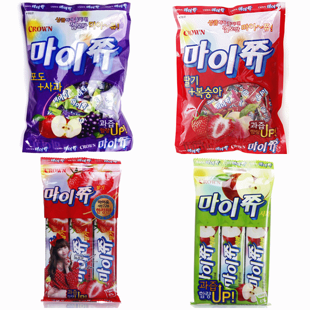 MAIJJU Chewable Soft Fruit Candy ~KOREAN FOOD Snack Chewy Strawberry ...