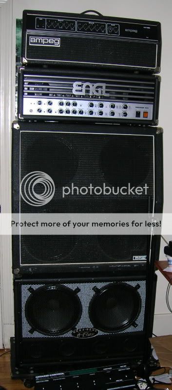 Is it cooler with a 3/4 stack to have the 2x12 at the bottom or top ...