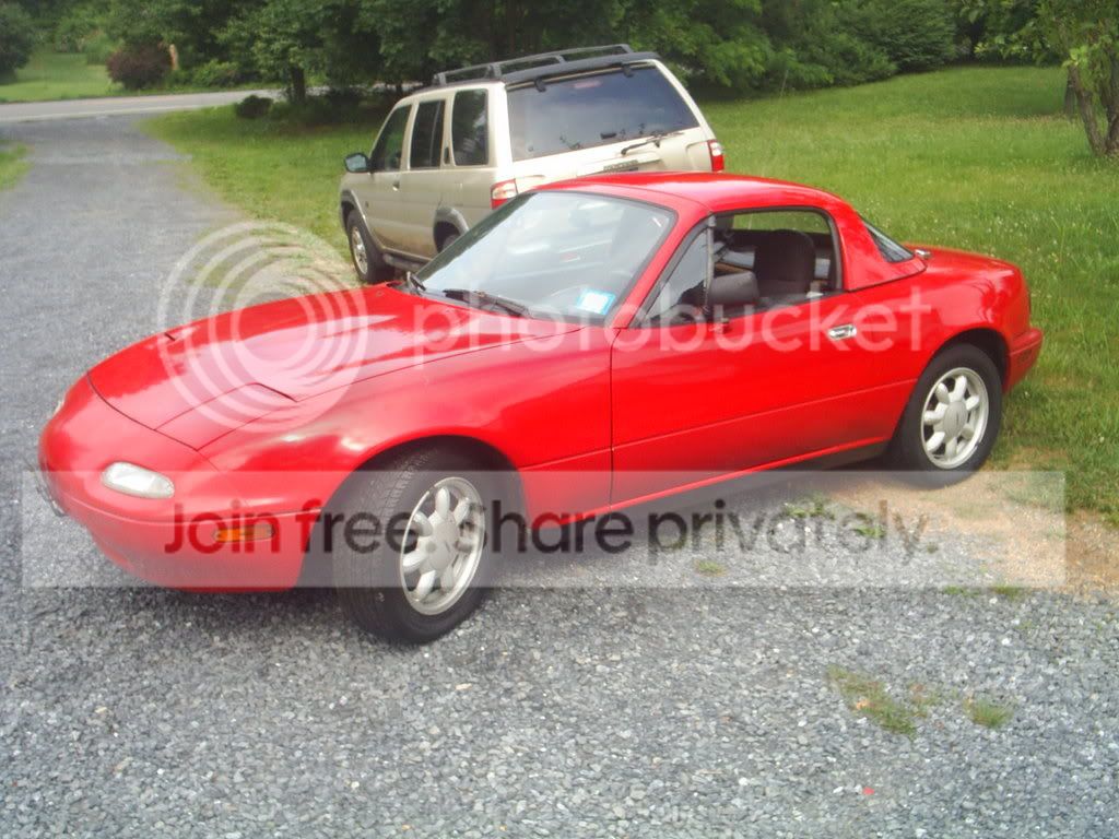 Semi-Miata n00b, but I got it for FREE! Pics inside. - MX-5 Miata Forum