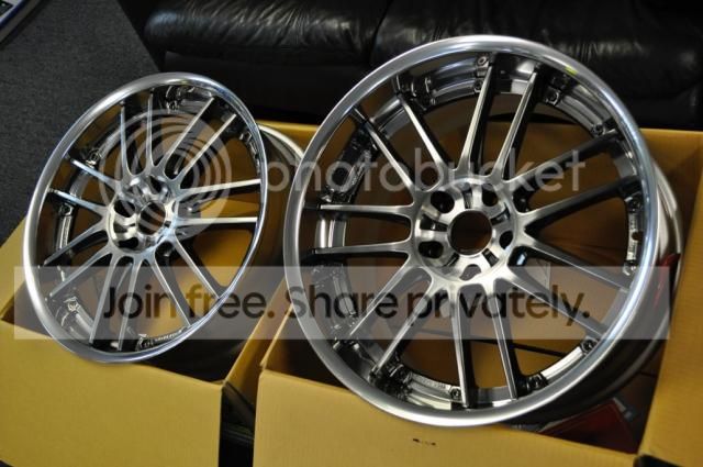 RAYS VOLK GT30 20X8.5 +29 20X10.5 +37 Siliver w/ polished lip , New in ...