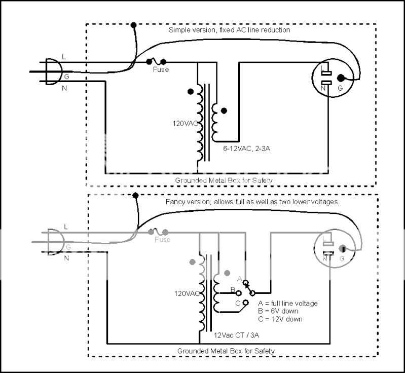 Using a variac - How do I wire the output??