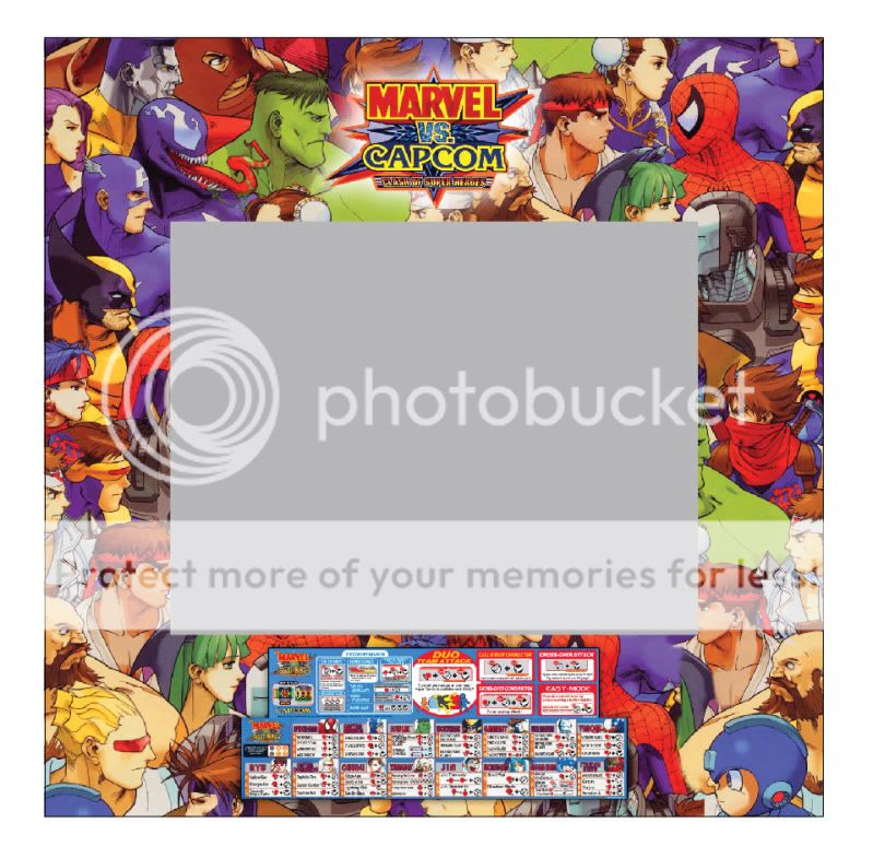 Marvel Vs. Capcom CPS2 Bezel | Museum of the Game® & International ...